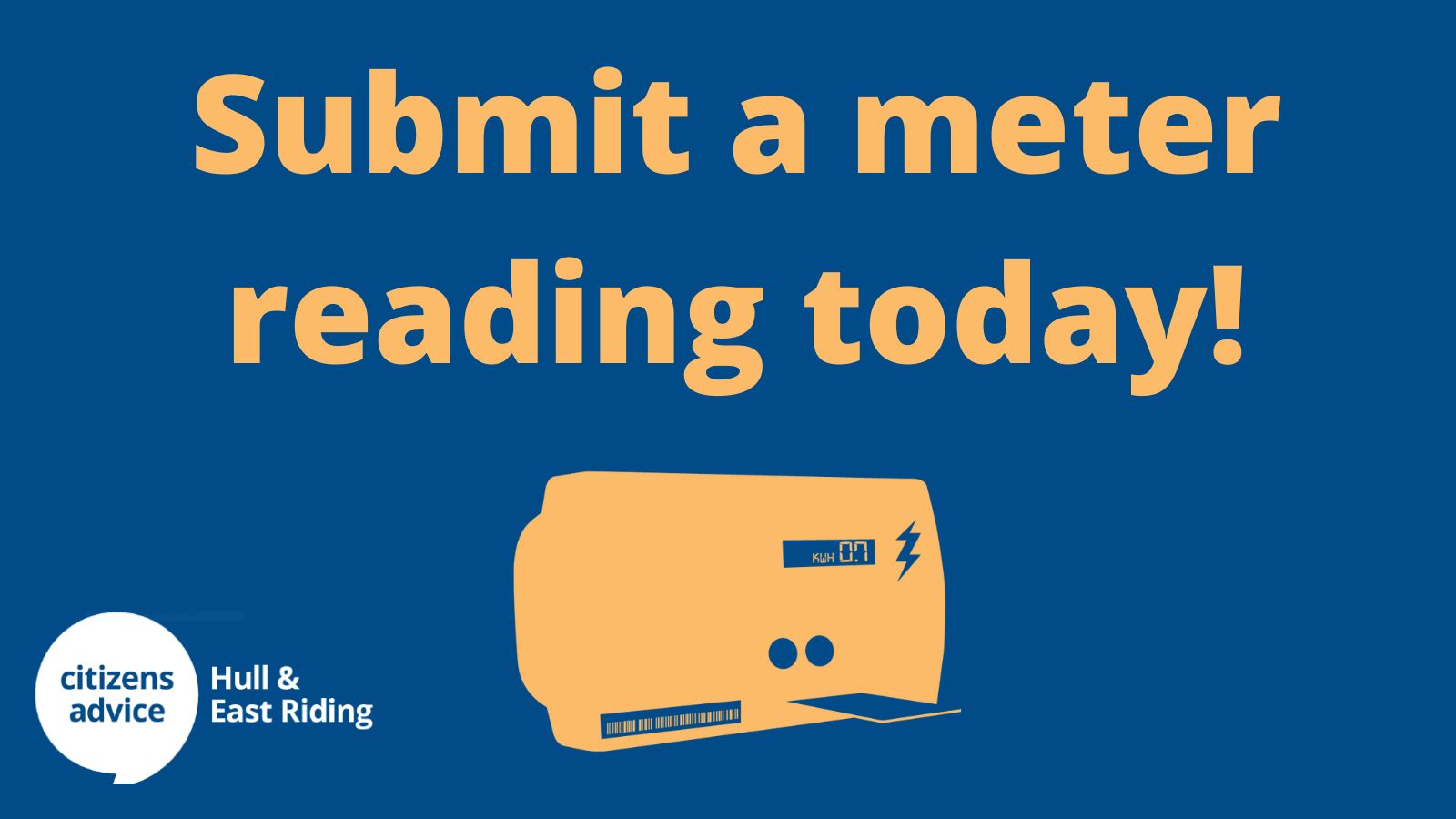 Submit a meter reading ahead of energy prices reducing! - Citizens Advice